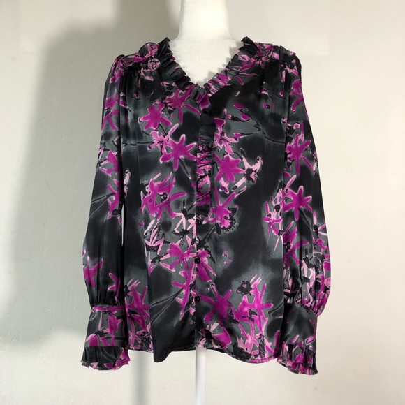 Milly of New York | Tops | Milly New York Silk Blouse Like New | Poshmark